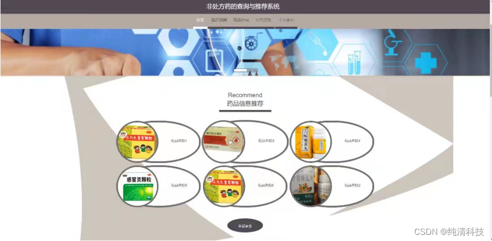 附源码 Python计算机毕业设计非处方药的查询与推荐系统django(程序lw)