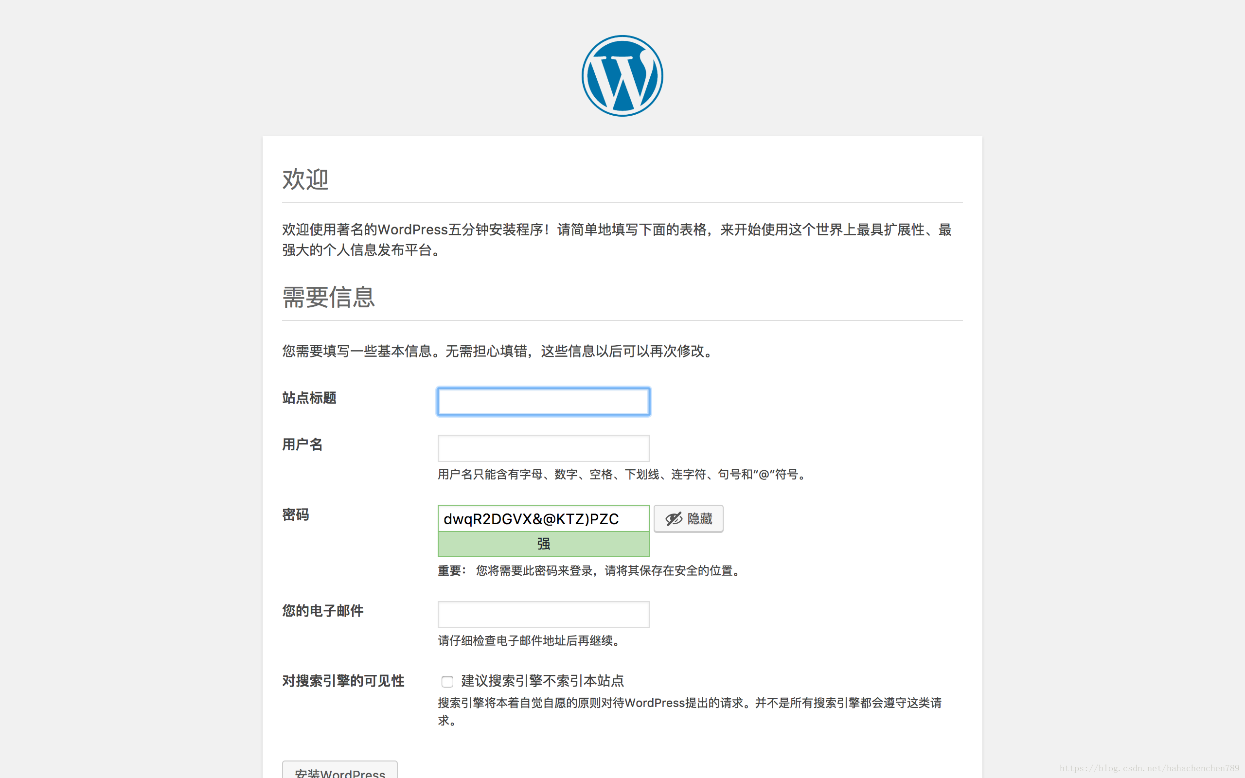 centos+apache+mysql+php搭建wordpress centos+apache+mysql+php搭建wordpress