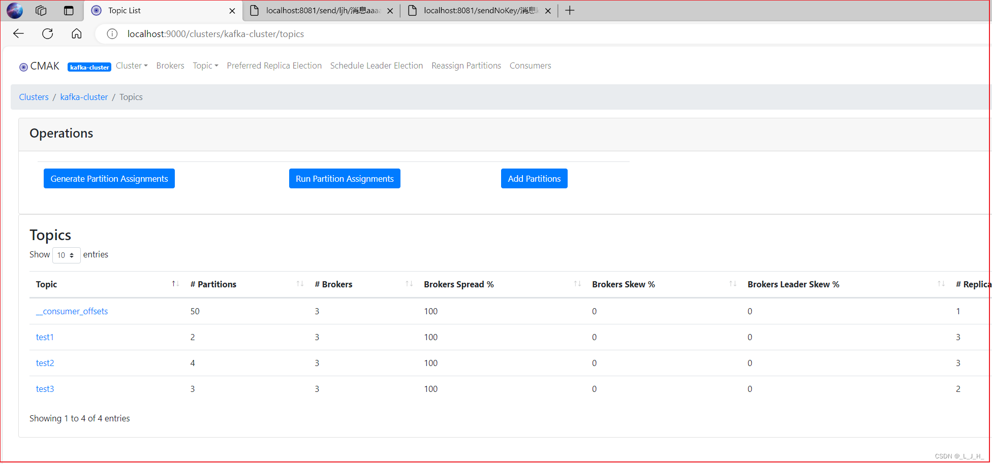 17、kafka Springboot 整合 Kafka 发送 和 接收消息（使用 Kafkatemplate 发送消息 和 9711