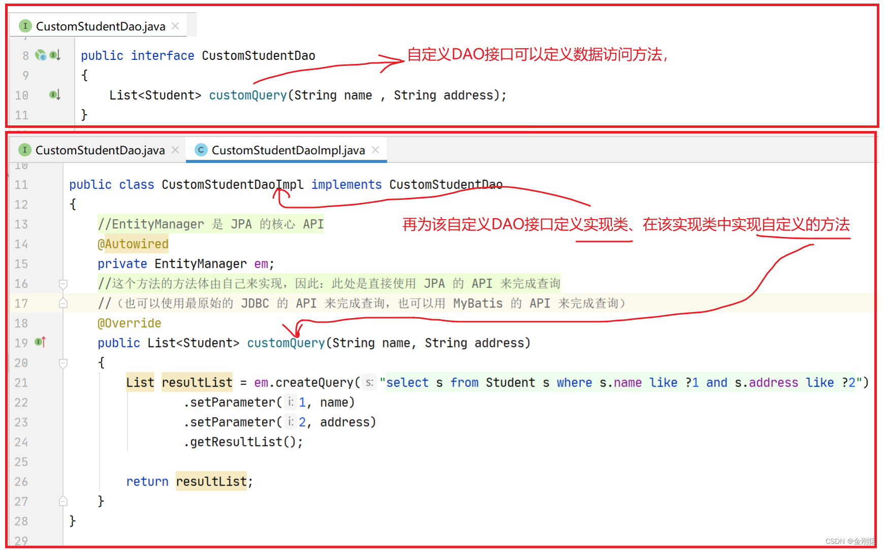 70、spring Data Jpa 的 自定义查询(全手动,自己写完整 Sql 语句)